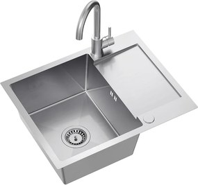 Kuchyňský nerezový dřez QUADRON LUKE 116 + BATERIE 60x48x20 cm