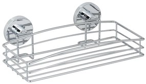 WENKO 20883100-Polička VACUUM-LOC RUND STAH 26x15,3 cm lesk. chrom 20883100