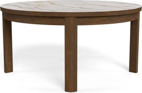 Konferenční stolek Southampton 90 cm béžový/kouřový dub