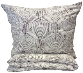 Povlečení bavlněné Fancy šedá 200x140cm+90x70cm TiaHome