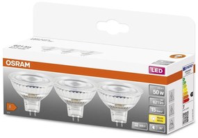 3 ks LED bodovka GU5.3 6,5 W PAR16 STAR, teplá bílá