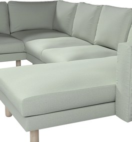 Potah na pohovku IKEA Norsborg rohová, 5-místná se šezlongem barva modrá látka pletený vzor