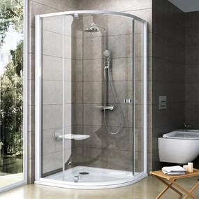 Ravak Pivot Sprchový kout čtvrkruh 90 cm Transparent bílá PSKK3-90 37677101Z1