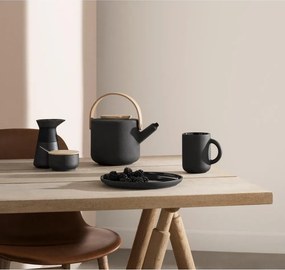 Černá kameninová konvice na čaj 1,25 l Theo – Stelton