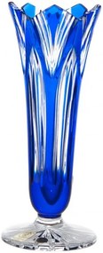 Váza  Lotos, barva modrá, výška 200 mm