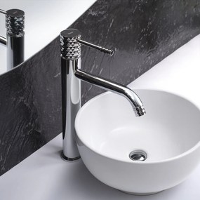 Rea Lungo Diamond, vysoká umyvadlová baterie h-300, chromová, REA-B4636