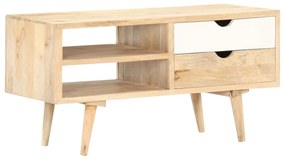 TV stolek 90 x 35 x 45 cm masivní mangovníkové dřevo - Default Title