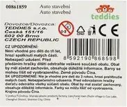TEDDIES Stavební auta 3 ks / Na volný chod / Plast / 15-19 cm / od 3 l