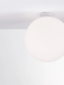 Bílé skleněné stropní svítidlo Nevoso – Nova Luce