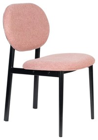 Světle růžová jídelní židle Spike – Zuiver