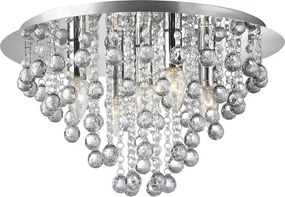 Toolight Toolight, Křišťálová stropní lampa APP514-5C 5xE14, chromová, OSW-00071