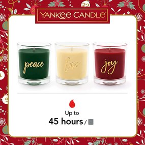 Yankee Candle Vánoční dárková sada vonných svíček Countdown to Christmas  3 x 226 g