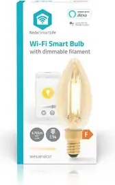 Nedis SmartLife LED žárovka / Wi-Fi / E14 / 470 lm / 4.9 W / Android