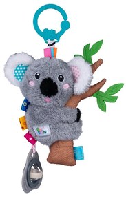 Balibazoo Plyšová hračka s klipem koala šedá