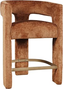 Designová barová židle Leith skořicová
