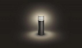 PH 17402/93/P0 Hue White Venkovní sloupkové svítidlo Philips Lucca 17402/93/P0 antracitové, 2700K, 40cm - PHILIPS HUE (915005561301)