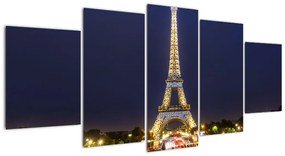 Obraz noční Eiffelovy věže