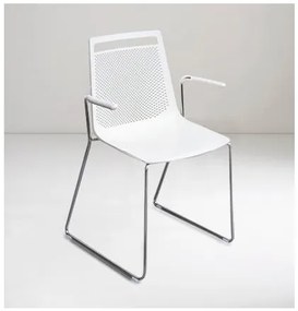Gaber Plastová židle s područkami AKAMI SS Barva kostry bílá kostra Barva plastu Gaber černá 10