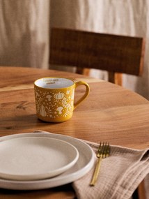 Sinsay - Keramický hrnek s podzimním motivem - oranžová