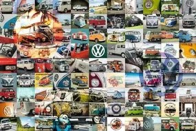 Ravensburger 99 momentů VW Campervan / 3000 dílků / od 12 let