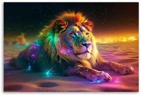 Gario Obraz na plátně Majestátní lev odpočívá Rozměry: 60 x 40 cm