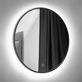 Koupelnové zrcadlo Luna FI800 černé