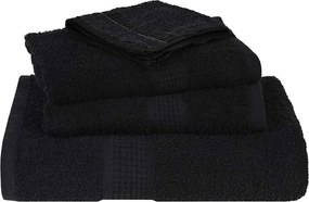 Ručníky FROGN 10 ks černé 100x150 cm 360 g/m² 136958