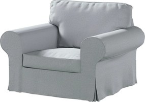 Potah na křeslo IKEA Ektorp barva šedá látka pletený vzor