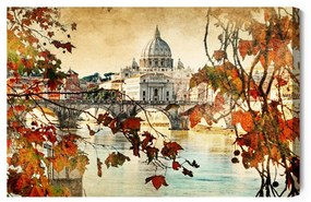 Obraz Podzim V Římě Nedostatek Nedostatek Plátno Canvas 120x80