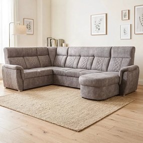 Sedací souprava BOSTON II-R-III-OT | 226x322x175 cm | levá | EXTRA VYSOKÝ sedák a záda | VÝBĚR TKANIN