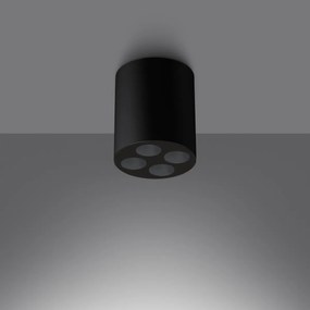 Sollux Lighting Stropní svítidlo ZOE černé LED