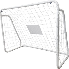 TRENDIE Sestava 2 fotbalových branek 124x96 cm