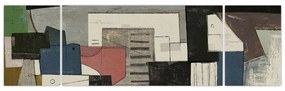 Obraz - Abstrakce, kubismus (170x50 cm)