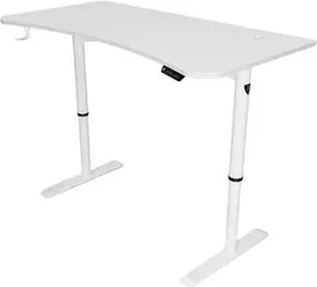 AROZZI ARENA MOTO WHITE / Herní stůl / motorizovaný / bílý / D:160cm /