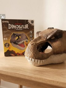 Sinsay - Maska ve tvaru hlavy dinosaura se zvukem - vícebarevná