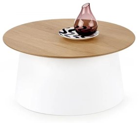 Konferenční stolek Azzura přírodní/bílý