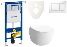 Cenově zvýhodněný závěsný WC set Geberit do lehkých stěn / předstěnová montáž+ WC VitrA VitrA Shift SIKOGES4N5