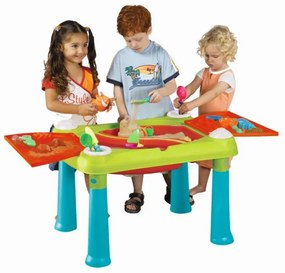 Dětský stolek Keter Creative Fun Table tyrkysový / červený