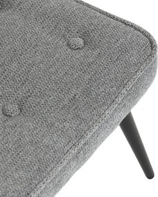 Relaxační křeslo, šedá, sametová látka, AK-303 GREY2