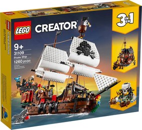 LEGO CREATOR Pirátská loď 3v1 31109 STAVEBNICE 2231109