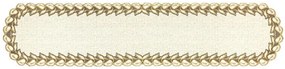 Žakárový ubrus - běhoun HAVEL 160x35 cm krémová MyBestHome