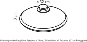 TESCOMA Skleněná poklice UNICOVER ø 32 cm