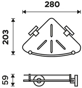 Nimco Police rohová s ohrádkou- UN X208-X-26