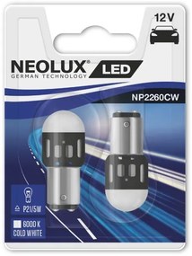 Led autožárovka neolux led "p21/5w" 6000k, 12v, bay15d