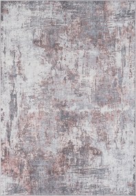 My Flair, Kusový koberec Avery grau/braun – na ven i na doma, 160x230, šedá, chodba / předsíň