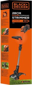 Aku strunová sekačka 3-v-1 Black+Decker STC1820CM-QW, 18V/2,0Ah, s kolovým podvozkem CM100