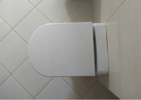 Cersanit City, antibakteriální toaletní sedátko z duroplastu, bílá, K98-0127