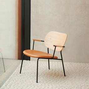 AUDO (MENU) Křeslo Co Lounge Chair, Black / Natural Oak / Dakar 250