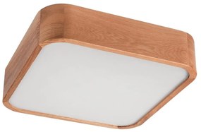 Stropní svítidlo OAK SQUARE 2xE27/15W/230V 35x35 cm dub