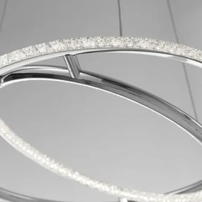 LED lustr Livorno 45 Chrome